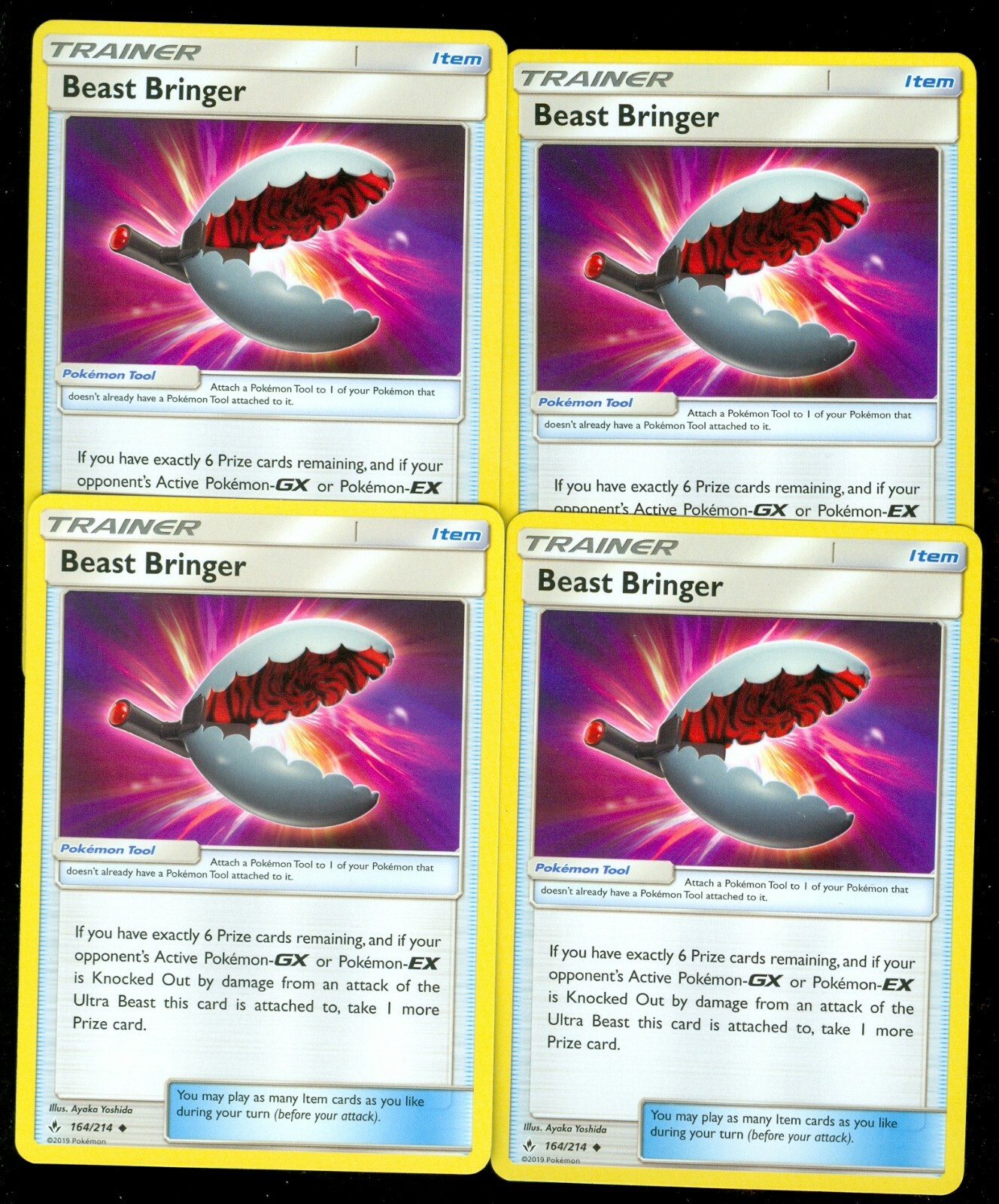 Pokemon BEAST BRINGER 164/214 Unbroken Bonds - - MINT 4X | eBay