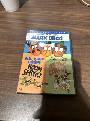 Room Service-1938 / At The Circus-1939 (DVD, 2 FILM) MARX BROTHERS | eBay