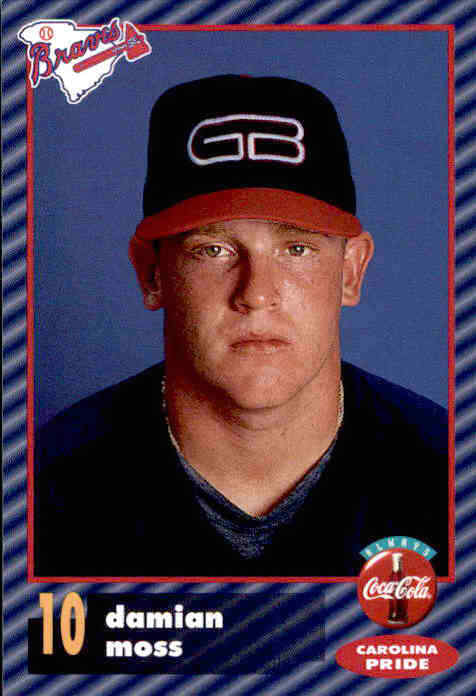 1996 Greenville Braves Coke #18 Damian Moss Darlinghurst Australia ...
