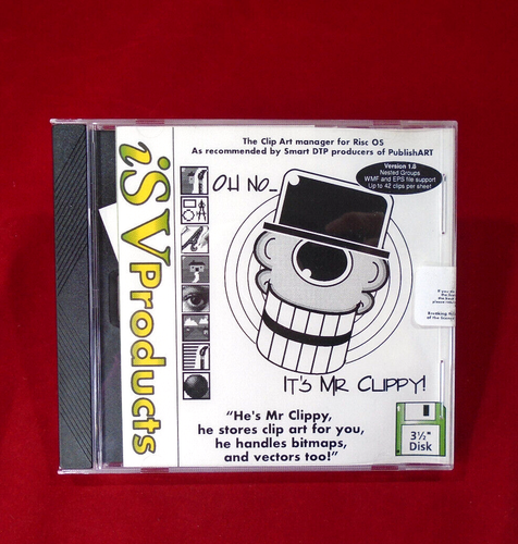 Oh Nein Its Mr Clippy, Clip Art Software Auf 8.9cm Diskettenlauf für ...