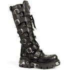 NEW ROCK Unisex Punk Boots - Style M.161 S1 Black Reactor | eBay UK