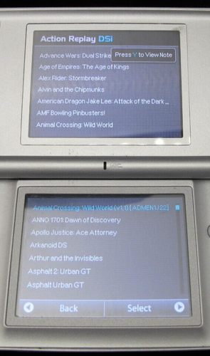 Action Replay DSi Cheats Codes For Nintendo DS Pokemon Metroid Megaman ...