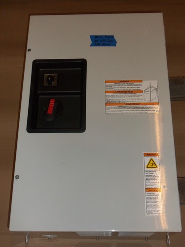 TRANE TR200 3PH 200V 50 AMP ABB BREAKER 10HP VFD SPEED DRIVE ENCLOSURE ...