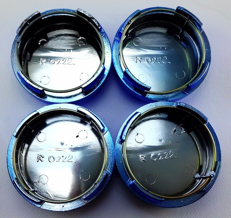 WHEEL CENTER HUB CAPS RAIDEN BLUE 62mm. Parts For LENSO Raiden Spec F E ...