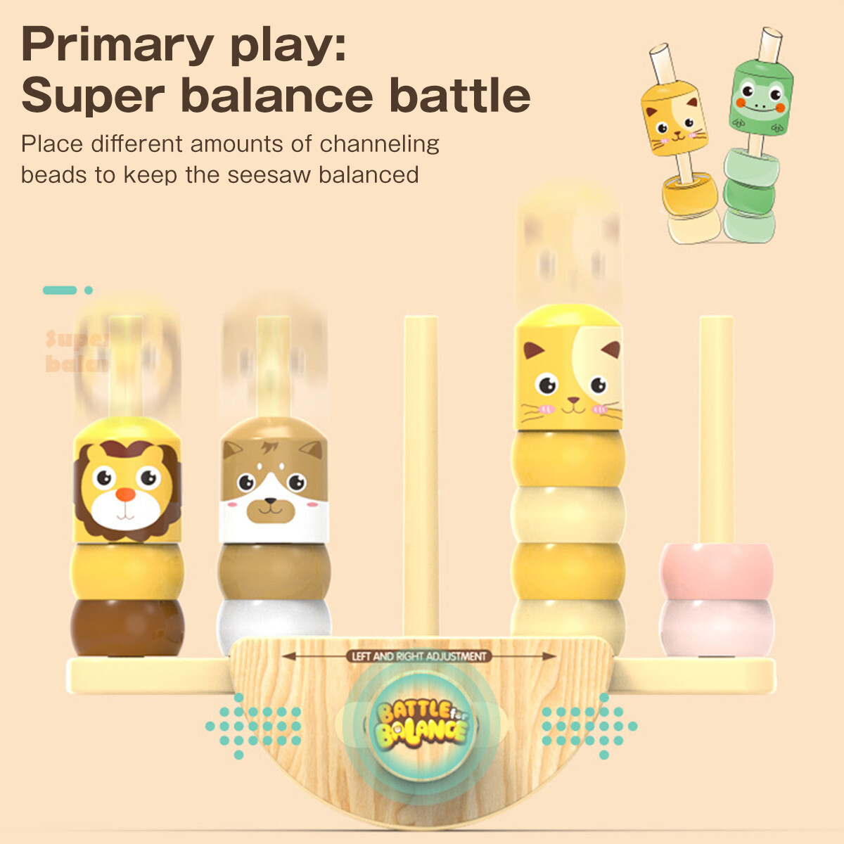 Animal Balance Toys Educational Stacking Blocks Toys Interactive ...