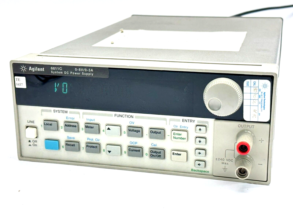 Agilent 6611C System DC Power Supply 0-8V/0-5A | eBay
