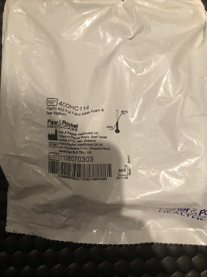 Fisher & Paykel FlexiFit HC432 Mask FlexiFoam Cushion Insert 400HC114 ...