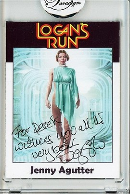 -LOGAN'S RUN- JENNY AGUTTER Signed/Autograph/Auto Certified Sci-Fi ...