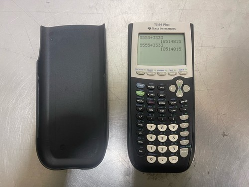 Texas Instruments T-84 Plus Graphics Calculator with Cover | eBay