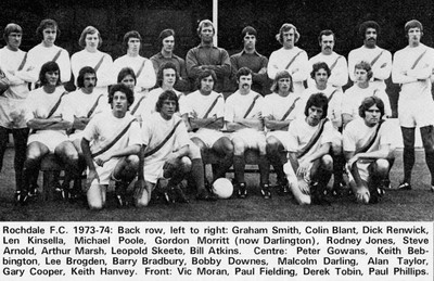 ROCHDALE FOOTBALL TEAM PHOTO>1973-74 SEASON | eBay UK