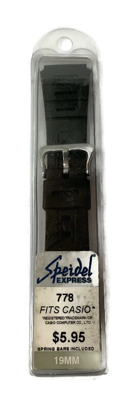SPEIDEL EXPRESS Watch Band #778 - FITS CASIO - SIZE 19mm x 1 - Black | eBay