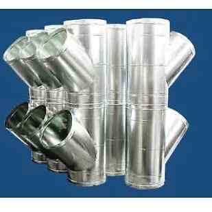 M&M Manufacturing 800654 Wye Duct Pipe 6x5x4 | eBay