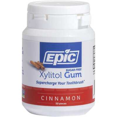 Epic Xylitol Chewing Gum Cinnamon 50pcs | eBay
