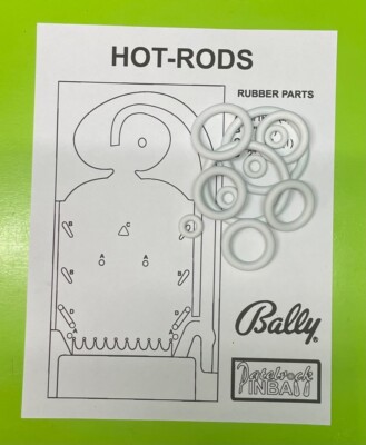 1949 Bally Hot Rods Pinball Machine Rubber Ring Kit | eBay