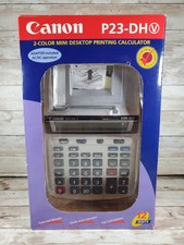 Canon Mini Desktop Printing Calculator P 23 DH V for sale online | eBay