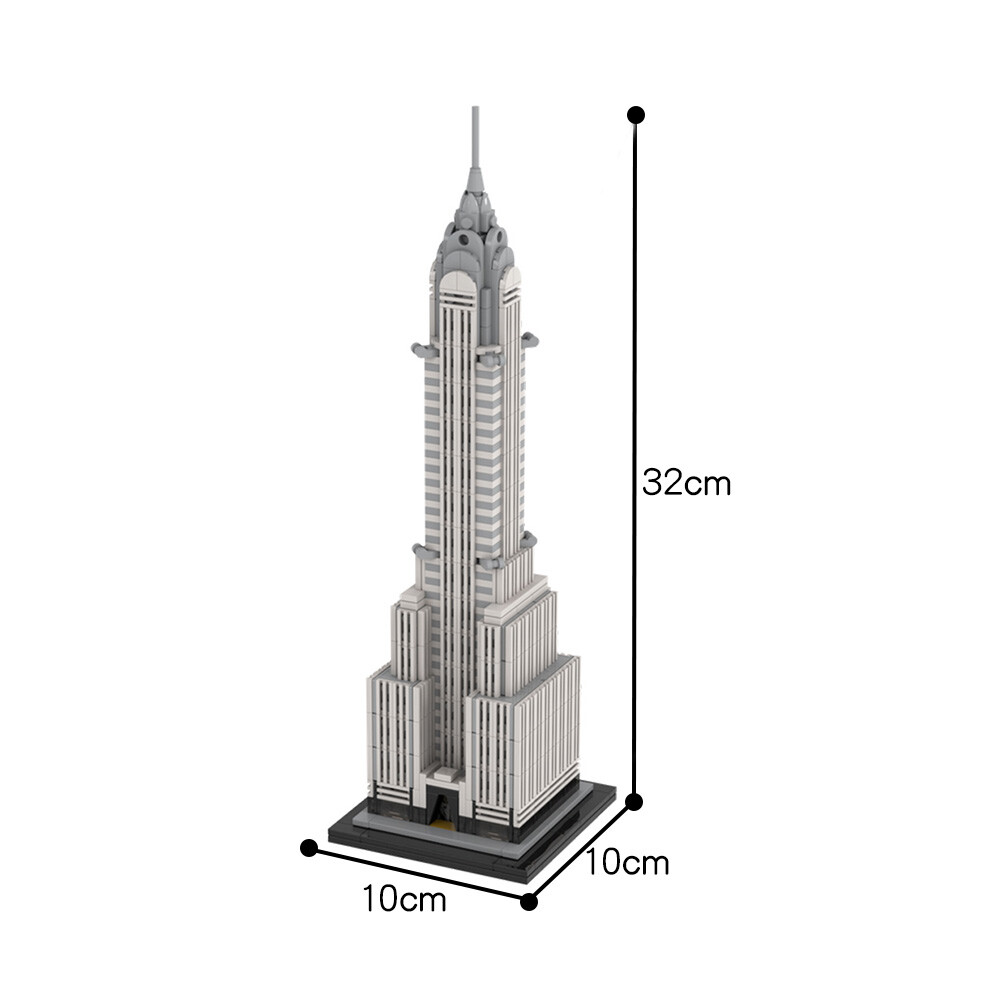 Chrysler Building Dimensions 3D Printable Chrysler Building New York