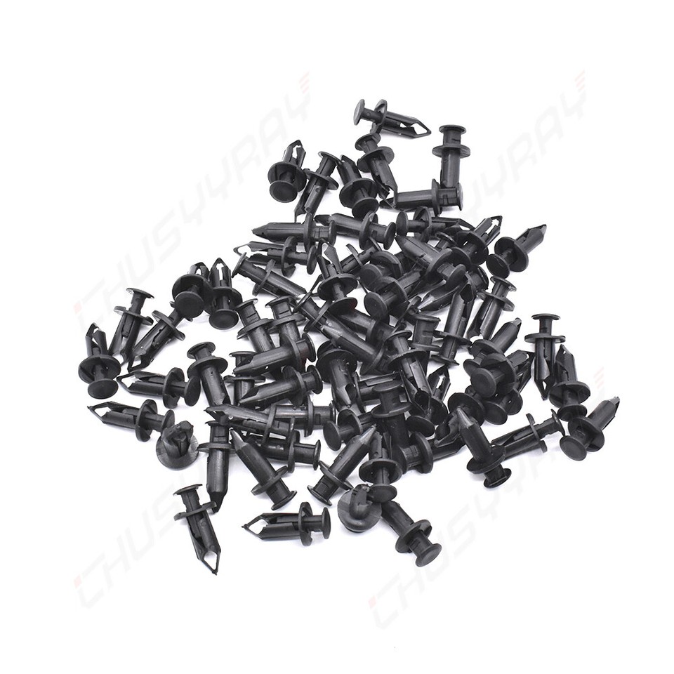 100 Clips Retainer Push Pin Body for Panel/Fender/Polaris/RZR 570 800 ...