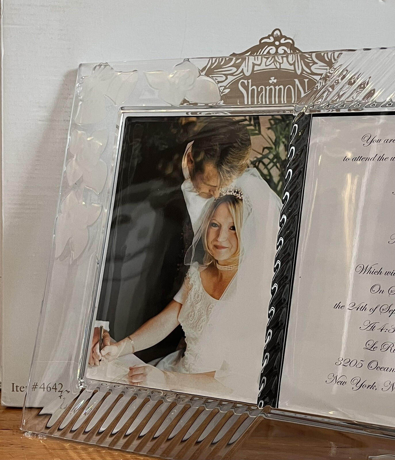 NEW Shannon Godinger Crystal Picture Frame 5" x 7" Photo Ireland ...