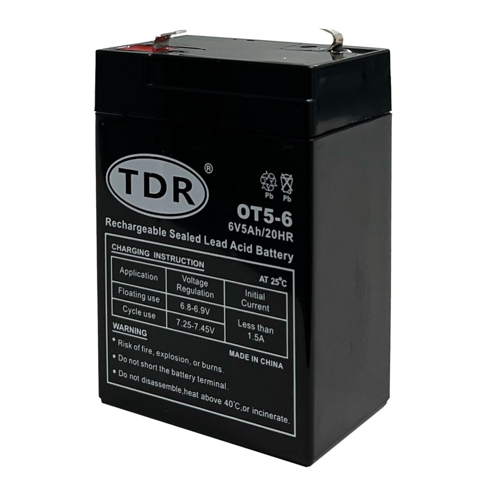 6V AGM Deep Cycle Battery SLA Sealed UPS APC Alarm Toy Replace 4Ah 4 ...