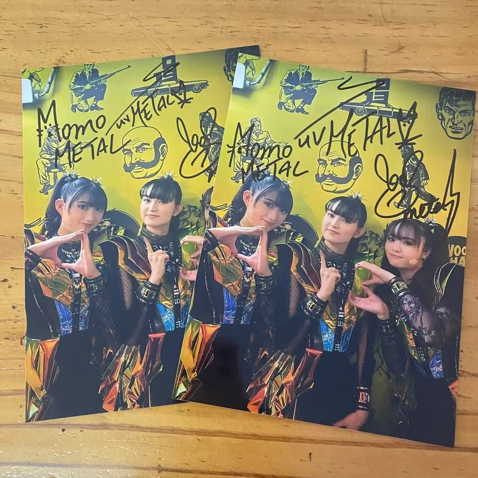 BABYMETAL Autographed Signed Photo Picture J-POP Collection 5*7 2025H ...