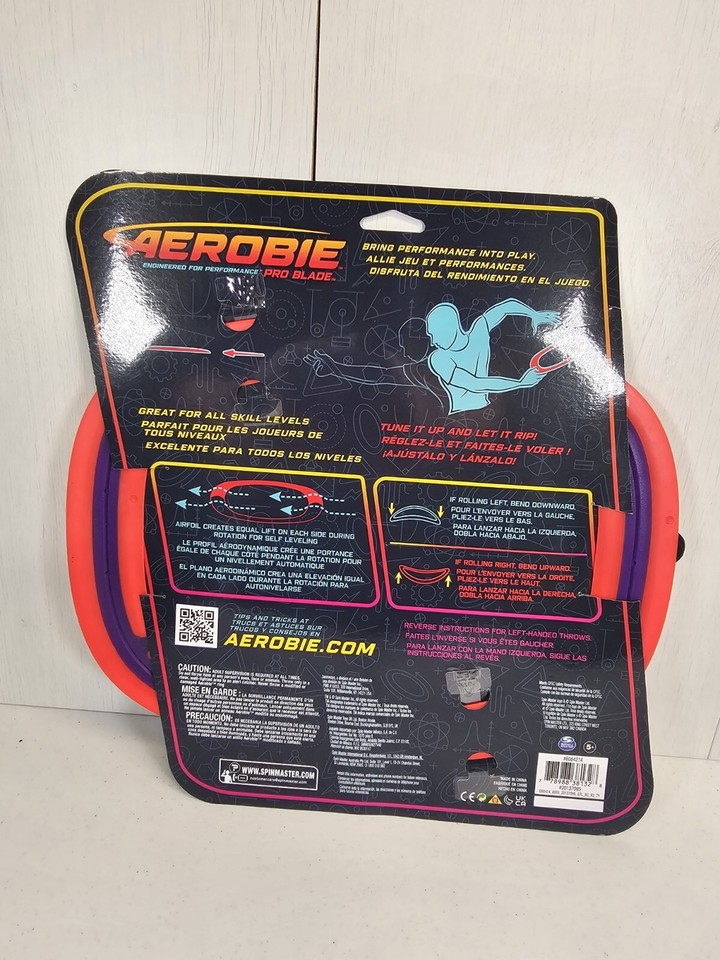 Aerobie Pro Blade Outdoor Flying Disc Red "Engineered For Performance ...
