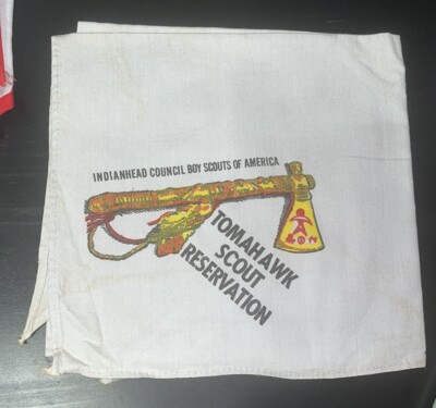 INDIANHEAD CLUNCIL TOMAHAWK SCOUT RESERVATION NECKERCHIEF BOY SCOUT (JK ...