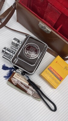 BELL & HOWELL FILMO AUTO-8, DUAL LENS WITH VINTAGE CASE AND FILM | eBay