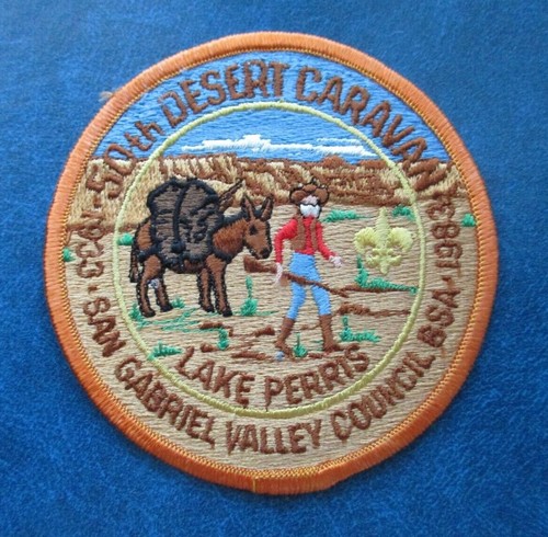 1983 SAN GABRIEL VALLEY COUNCIL BSA 50TH DESERT CARAVAN 4" PATCH | eBay
