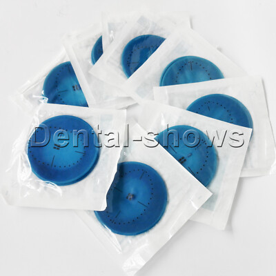10 Pcs Dental Disposable Mouth Gag Blue Soft Sterile Rubber Dam Cheek ...
