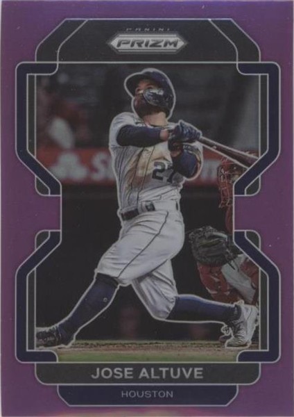 2022 Panini Prizm - Tier II Purple Prizm #176 Jose Altuve for sale ...