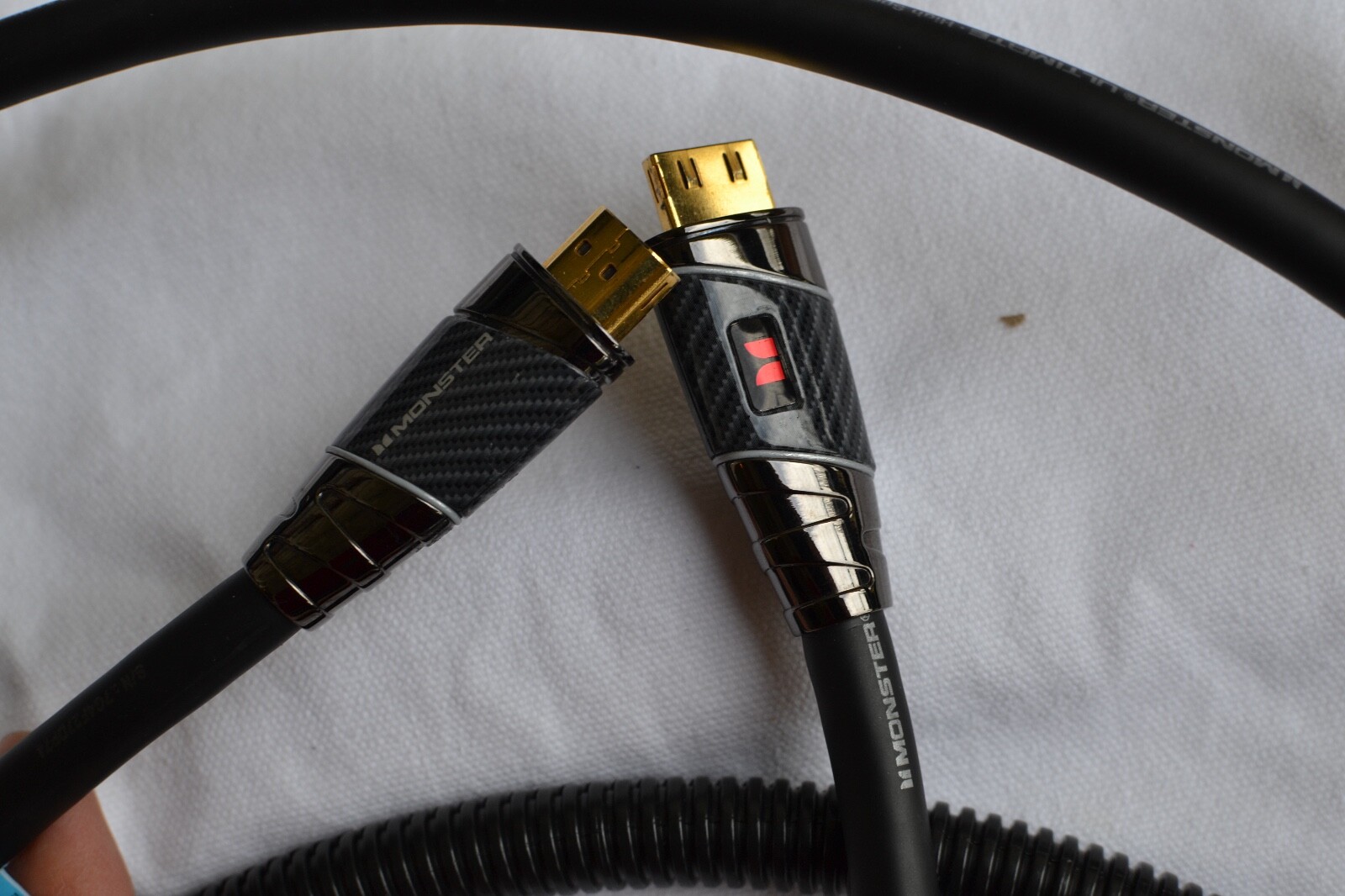 01 Monster Cable Platinum High Speed HDMI E194702-13 (UL) CL2 26AWG 8ft ...