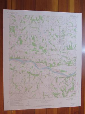 Wanette Oklahoma 1966 Original Vintage USGS Topo Map | eBay