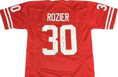 Nebraska Cornhuskers Mike Rozier Signed Custom Jersey Beckett Certified ...