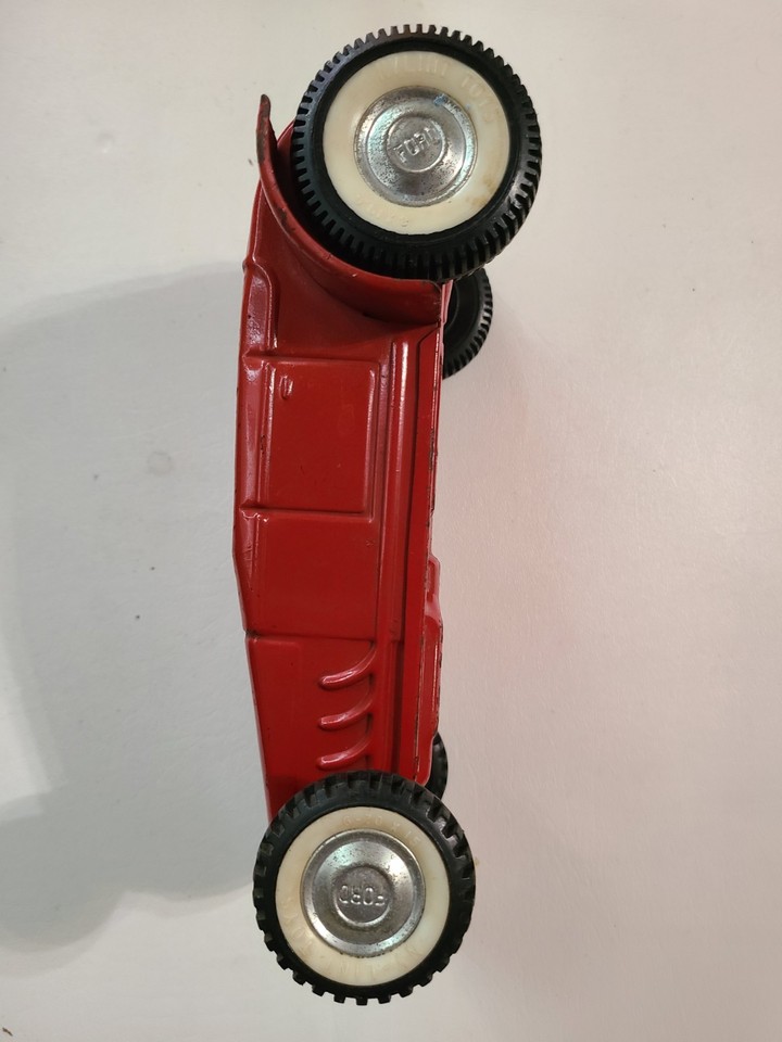 Vintage Nylint Ford Red Hot Rod Jalopy Roadster 1960's Car Pressed ...