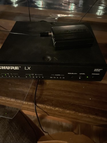 SHURE LX4 Wireless Transmitter & Receiver. Turns On Not Tested | eBay