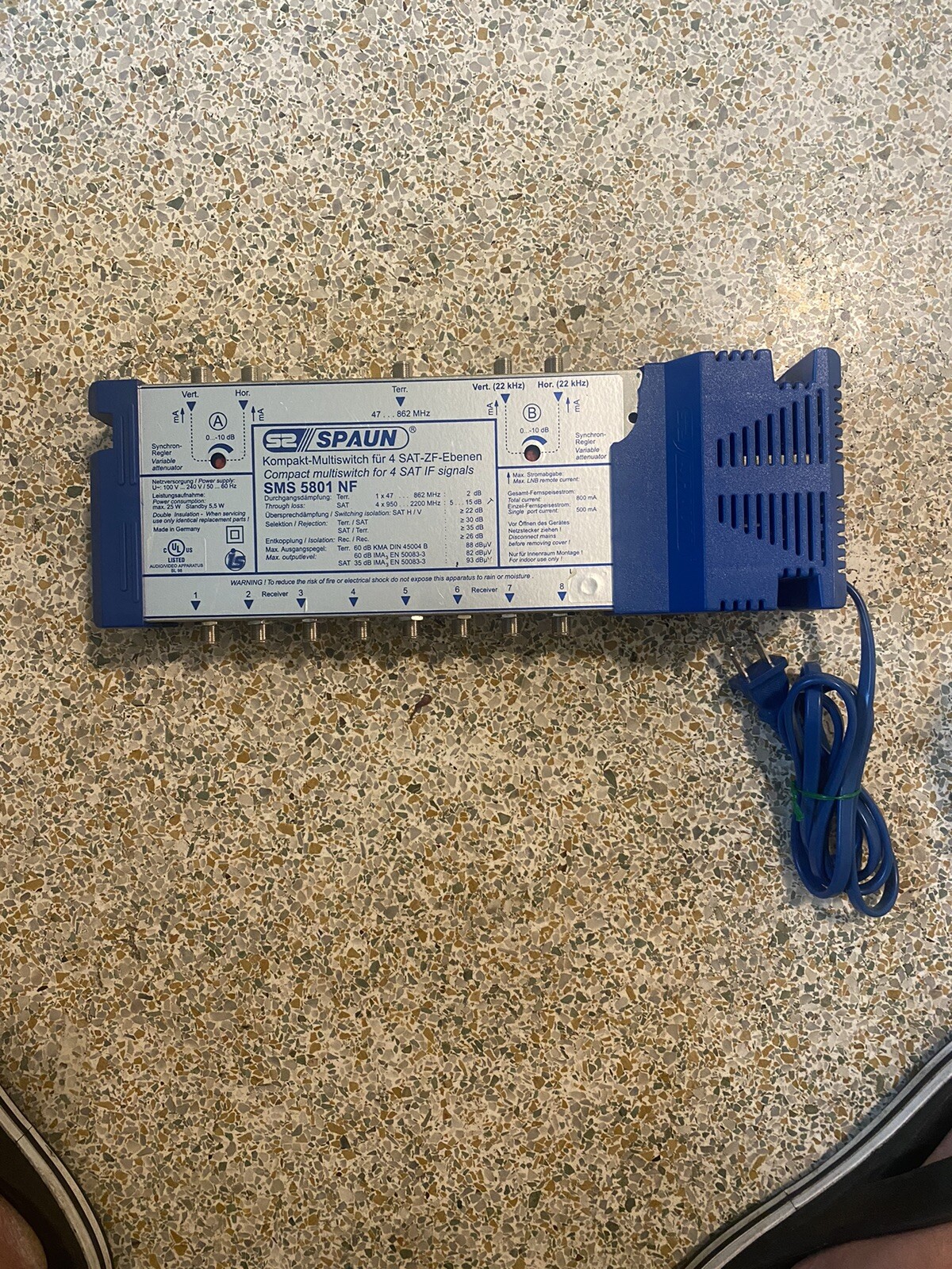 SPAUN SMS5801NF SATELLITE MULTISWITCH for sale online | eBay