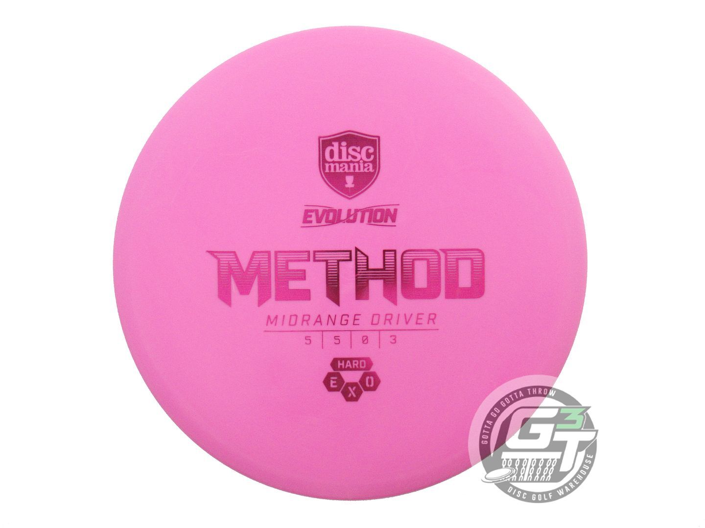 NEW DiscMania Evolution EXO Hard Method 178g Pink Pink Foil Midrange Golf Disc | eBay