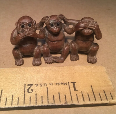 Netsuke - Monkey Signed
