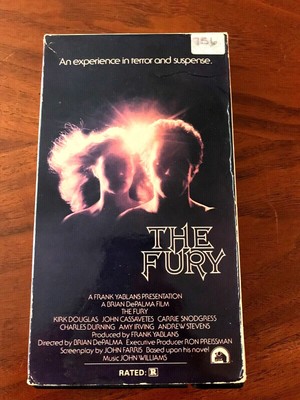 THE FURY VHS MAGNETIC VIDEO KIRK DOUGLAS 70'S BRIAN DE PALMA HORROR AMY ...