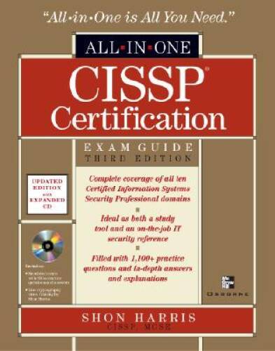 CISSP All-in-One Exam Guide, Third Edition (All-In-One Certification) - GOOD 9780072257120| eBay
