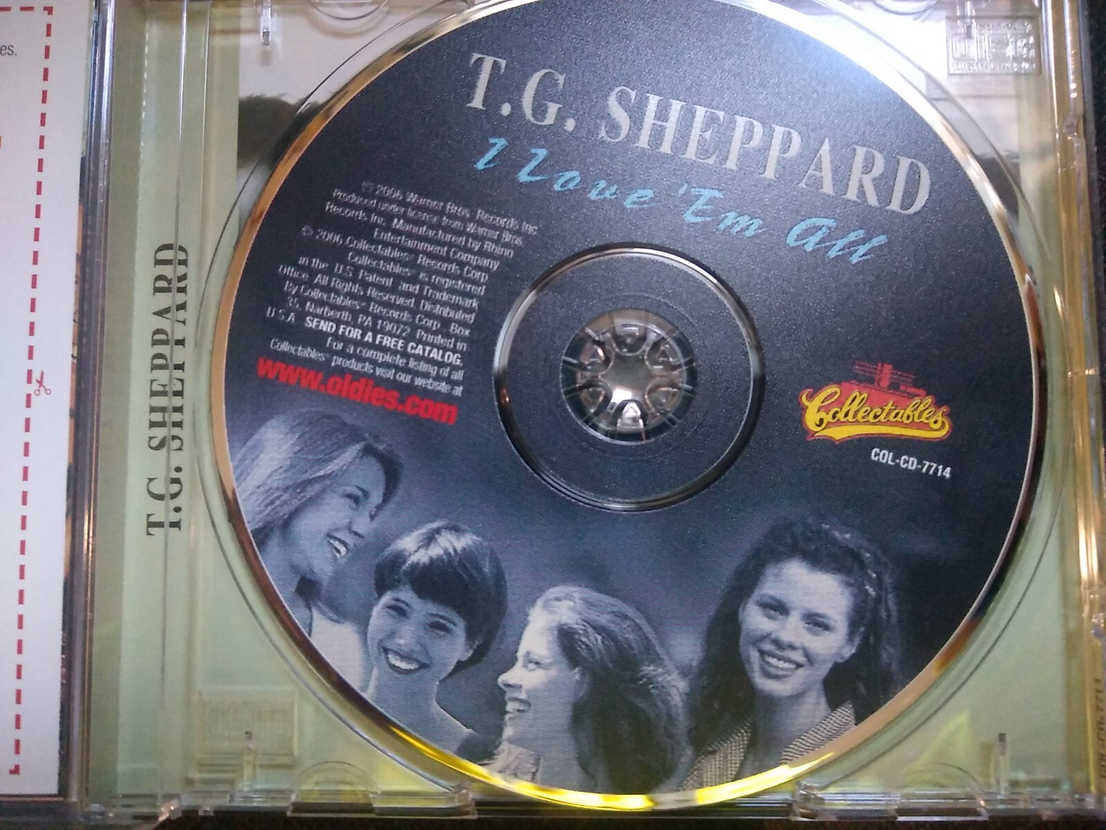 I Love 'Em All by T.G. Sheppard (CD, Mar-2006, Collectables) for sale ...