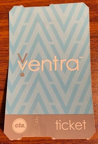 2023 Chicago Ventra CTA Ticket Used Free Shipping | eBay