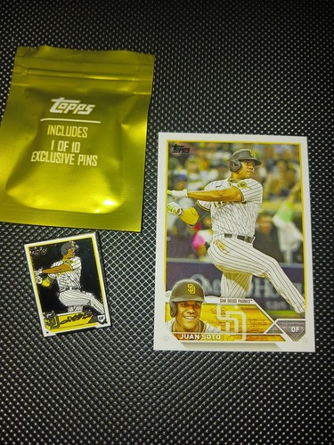 2023 Topps Series 1 JUAN SOTO Super Box Enamel Collector Pin & Base ...
