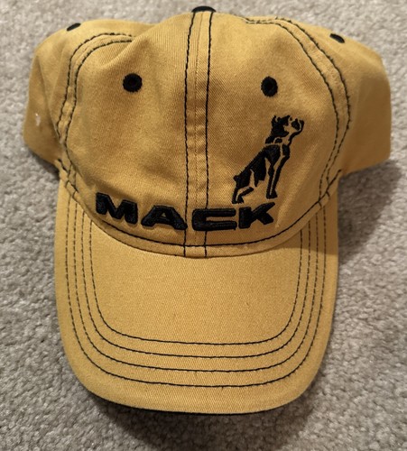 "Mack" Adjustable Strap Hat - Black And Gold Embroidered - BULLDOG ...