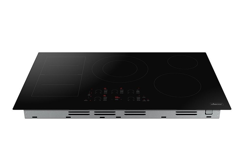 Dacor Transitional DTI36P876BB 36" Black Induction 5 Burner Smart Cooktop | eBay