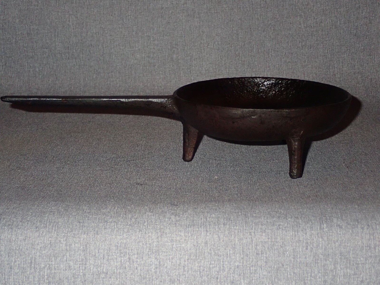Rare 5” Antique 18th Century Cast Iron Spider Skillet Small Single Egg ...