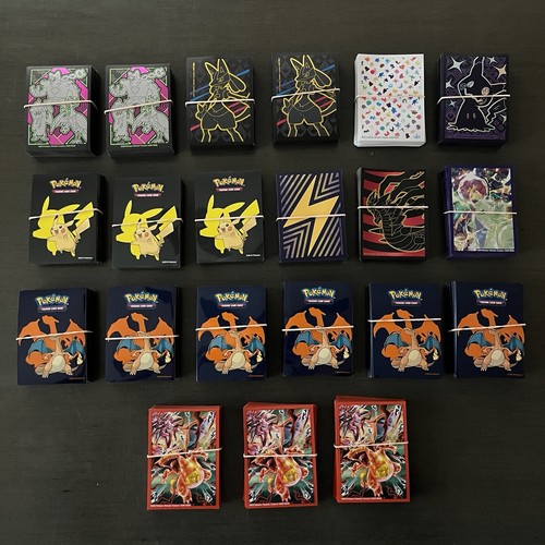 Pokémon Card Sleeves Lot w/ 151, Charizard UPC, Pikachu & Pokémon ...