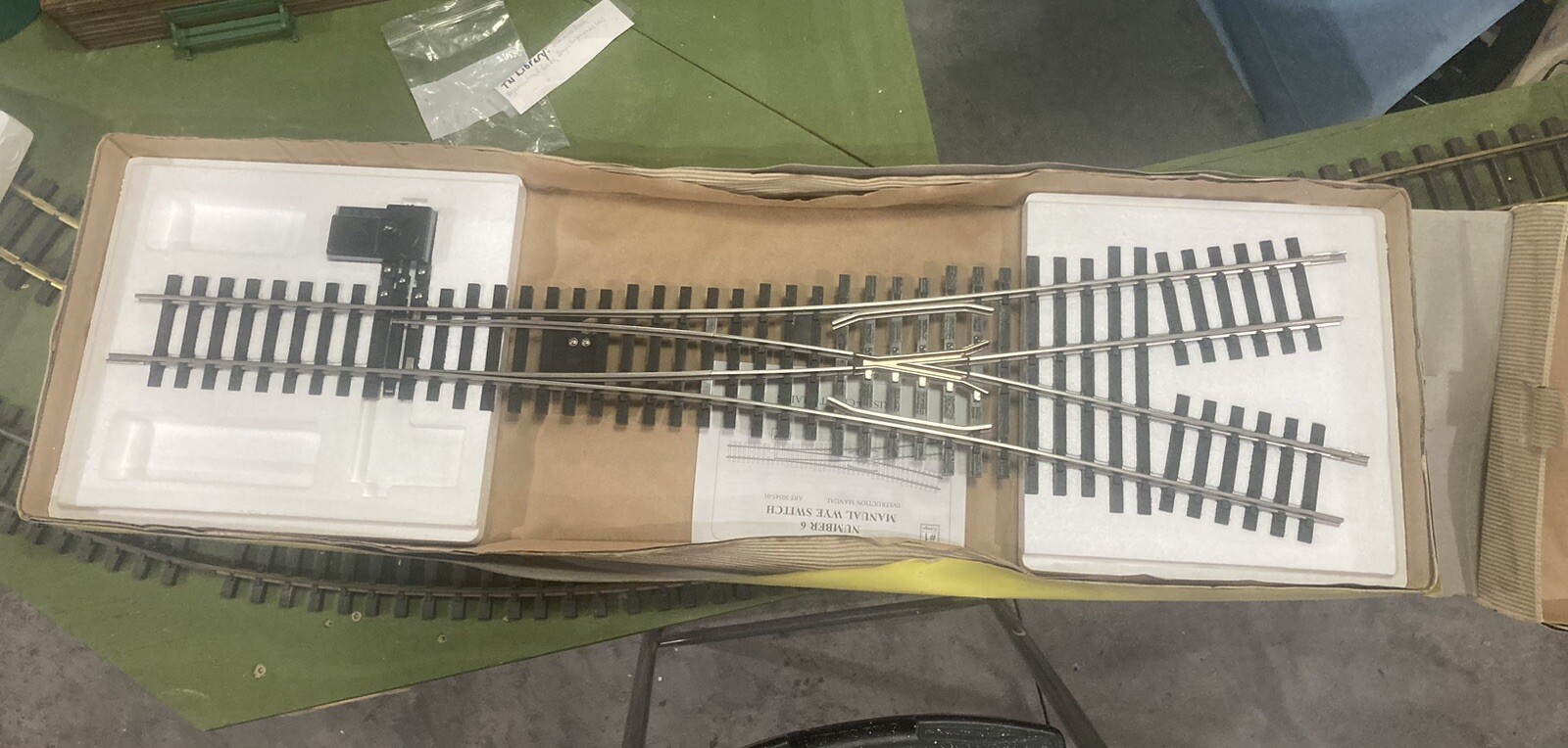 Aristo-Craft 20345 G #6 Stainless Steel USA Wye Switch Turnout NIB | eBay