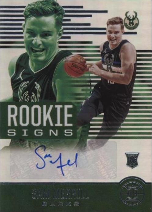 2020-21 Panini Illusions - Rookie Signs Sam Merrill #RS-SAM (AU, RC ...