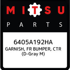 6405A192HA Mitsubishi OEM Genuine Garnish FR Bumper CTR for sale online ...